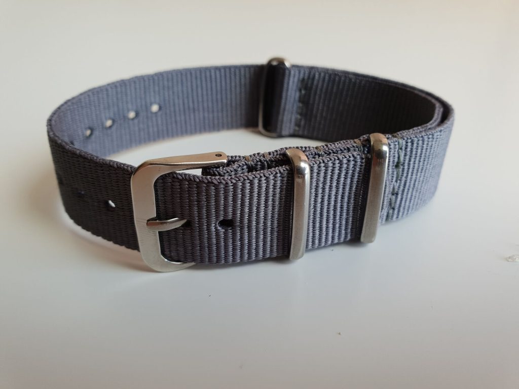 18mm Nato Watch Strap Grey - Lug to Lug