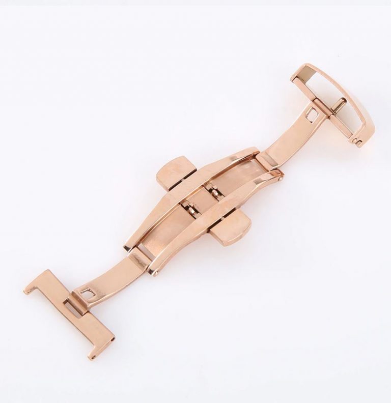 Deployant Clasp/Buckle with Double Push Button Release (Rose Gold ...