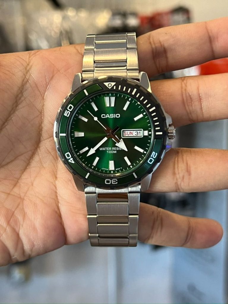 Casio Standard Series 100m (MTD-125D-3AVDF) - Lug to Lug